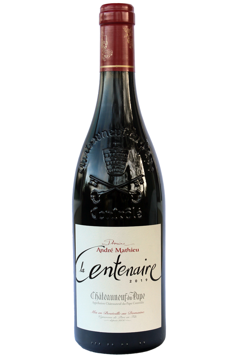 Andre Mathieu Chateauneuf du Pape "Centenaire" Red Blend – Pierreclos ...